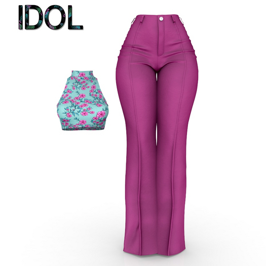 Second Life Marketplace Floral Waifus Outfit 9090